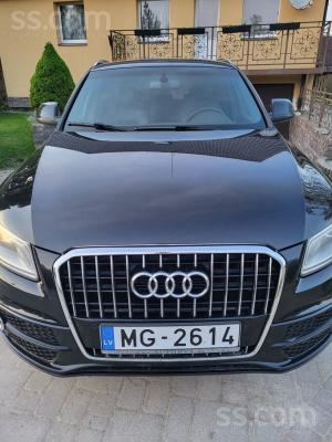 Black Audi Q5 2014 in Riga, with an engine capacity of 2.00 L and mileage of 348 thousand km for 8399 €, photo  on AUTOMOTO.COM.LV