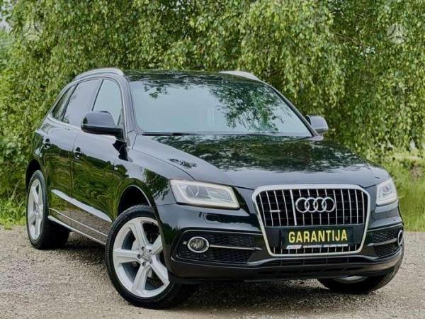 Melns Audi Q5 2014 Šauļi, ar dzinēja tilpumu 1.97 L un nobraukumu 265 tūkst. km par 14400 €, foto 1 vietnē AUTOMOTO.COM.LV