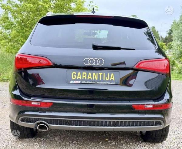 Melns Audi Q5 2014 Šauļi, ar dzinēja tilpumu 1.97 L un nobraukumu 265 tūkst. km par 14400 €, foto 6 vietnē AUTOMOTO.COM.LV