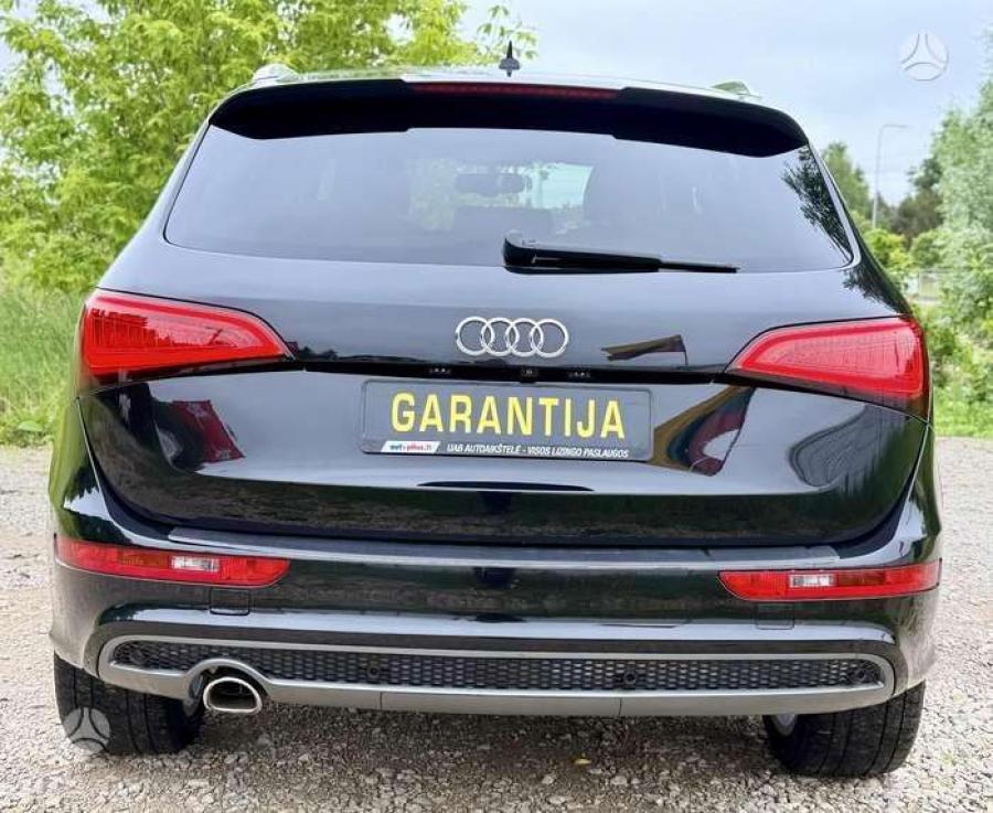 Black Audi Q5 2014 in Siauliai, with an engine capacity of 1.97 L and mileage of 265 thousand km for 14400 €, photo 7 on AUTOMOTO.COM.LV