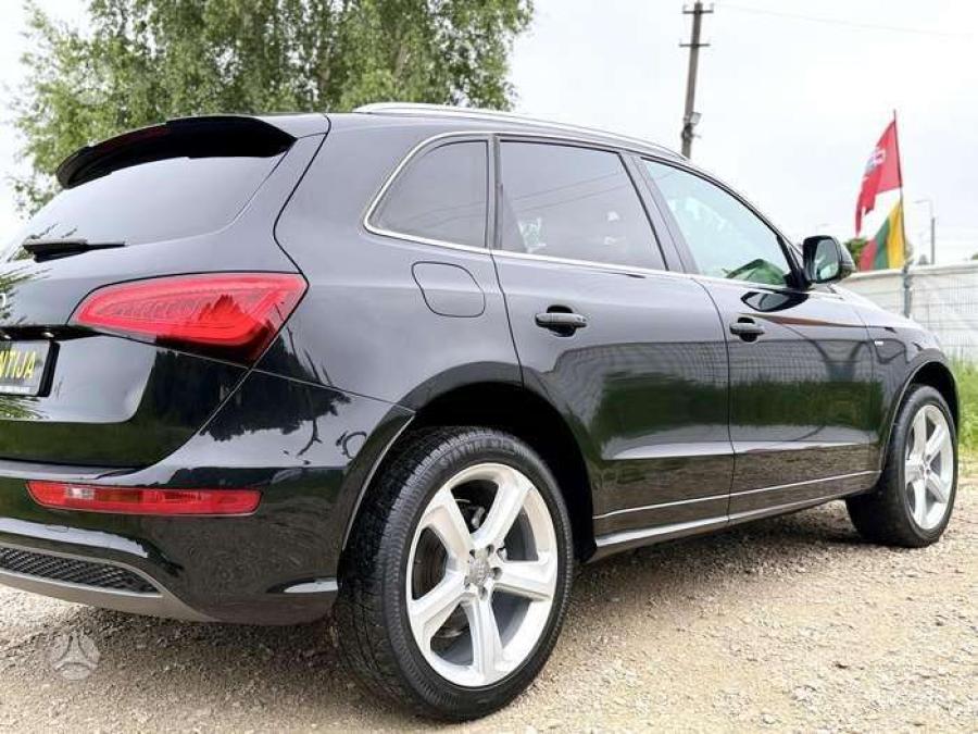 Black Audi Q5 2014 in Siauliai, with an engine capacity of 1.97 L and mileage of 265 thousand km for 14400 €, photo 9 on AUTOMOTO.COM.LV