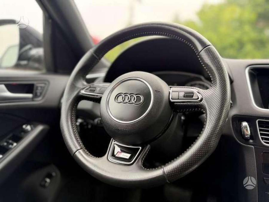 Black Audi Q5 2014 in Siauliai, with an engine capacity of 1.97 L and mileage of 265 thousand km for 14400 €, photo 21 on AUTOMOTO.COM.LV