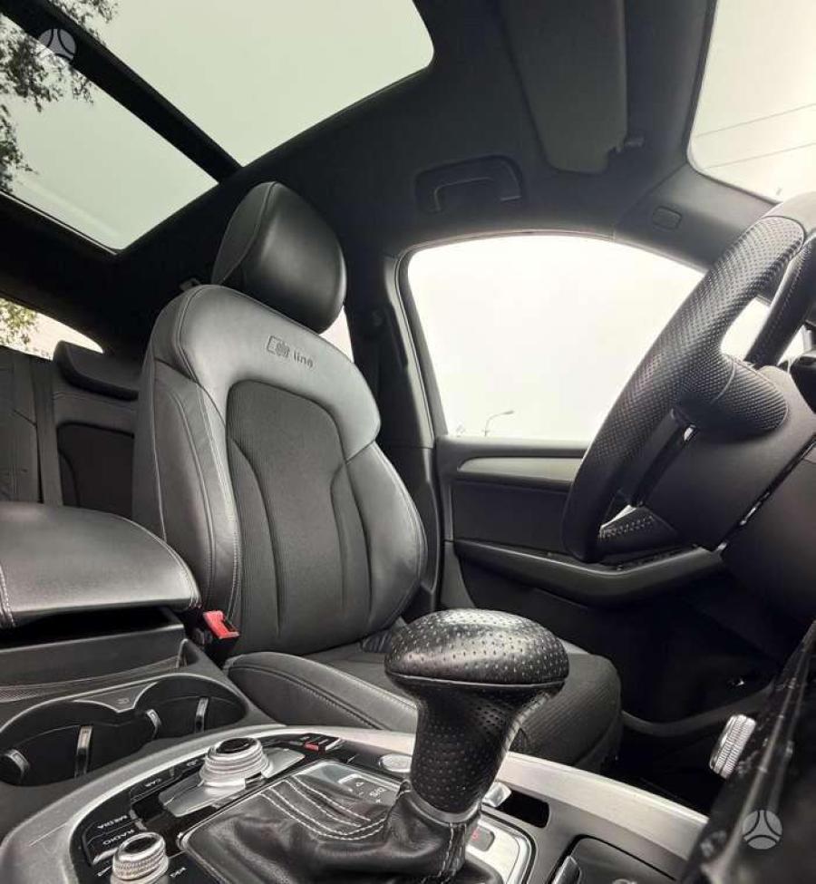 Black Audi Q5 2014 in Siauliai, with an engine capacity of 1.97 L and mileage of 265 thousand km for 14400 €, photo 25 on AUTOMOTO.COM.LV