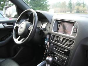 Black Audi Q5 2014 in Sigulda, with an engine capacity of 3.00 L and mileage of 208 thousand km for 16990 €, photo 29 on AUTOMOTO.COM.LV