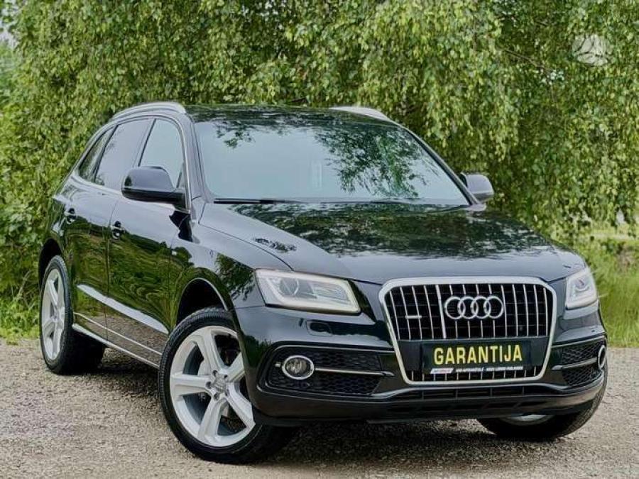 Black Audi Q5 2014 in Siauliai, with an engine capacity of 1.97 L and mileage of 265 thousand km for 14400 €, photo 1 on AUTOMOTO.COM.LV