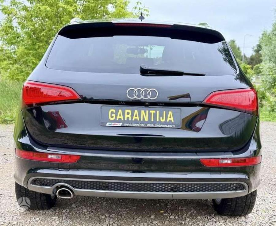 Black Audi Q5 2014 in Siauliai, with an engine capacity of 1.97 L and mileage of 265 thousand km for 14400 €, photo 7 on AUTOMOTO.COM.LV