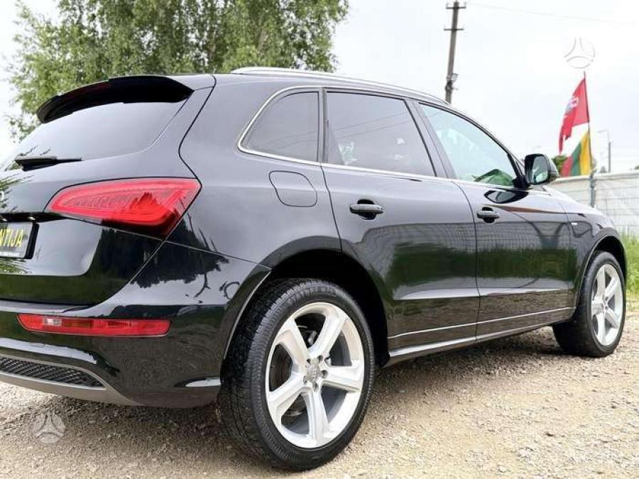 Black Audi Q5 2014 in Siauliai, with an engine capacity of 1.97 L and mileage of 265 thousand km for 14400 €, photo 9 on AUTOMOTO.COM.LV