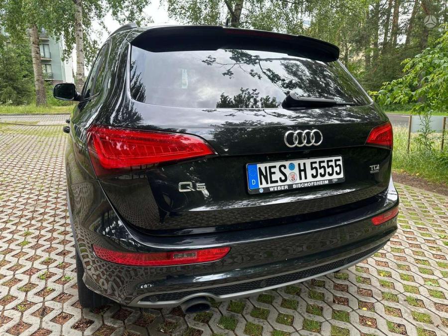 Black Audi Q5 2014 in Vilnius, with an engine capacity of 1.97 L and mileage of 262 thousand km for 13700 €, photo 7 on AUTOMOTO.COM.LV