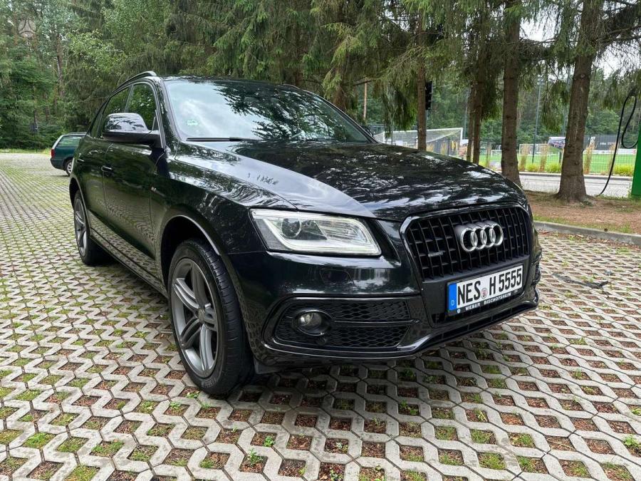 Black Audi Q5 2014 in Vilnius, with an engine capacity of 1.97 L and mileage of 262 thousand km for 13700 €, photo 12 on AUTOMOTO.COM.LV