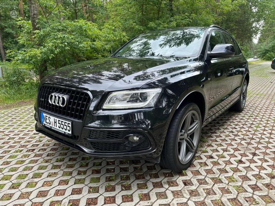 Черный Ауди Ку 5 2014 в Вильнюс, объемом двигателя 1.97 л и пробегом 262 тыс. км за 13550 €, фото 4 на AUTOMOTO.COM.LV