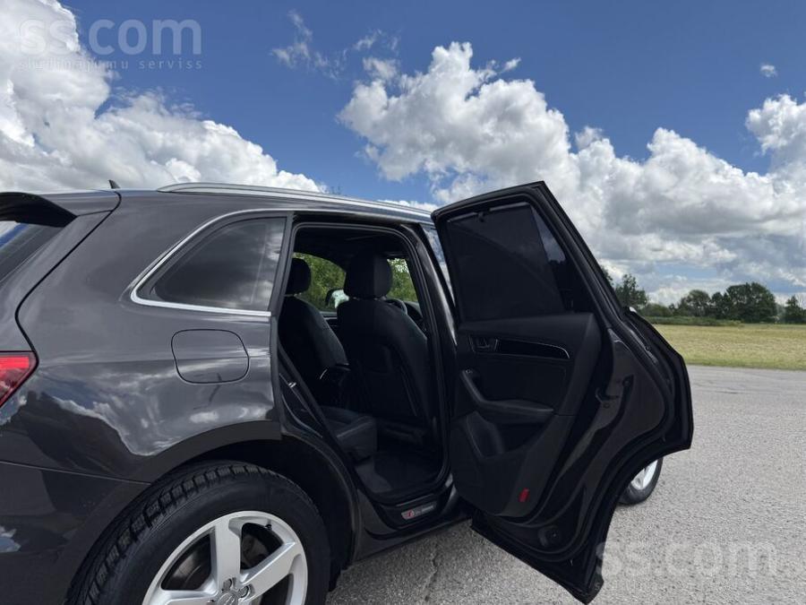 Black Audi Q5 2014 in Cesis, with an engine capacity of 3.00 L and mileage of 0 thousand km for 13500 €, photo 22 on AUTOMOTO.COM.LV