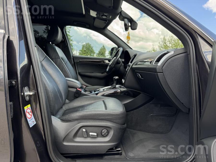 Black Audi Q5 2014 in Cesis, with an engine capacity of 3.00 L and mileage of 0 thousand km for 13500 €, photo 25 on AUTOMOTO.COM.LV