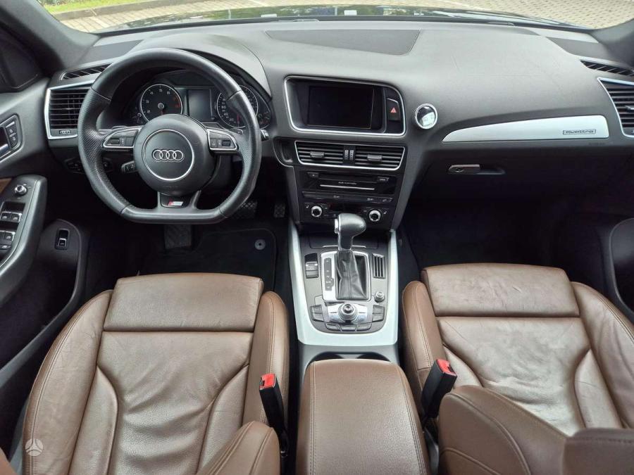 Black Audi Q5 2014 in Klaipeda, with an engine capacity of 3.00 L and mileage of 219 thousand km for 9400 €, photo 10 on AUTOMOTO.COM.LV