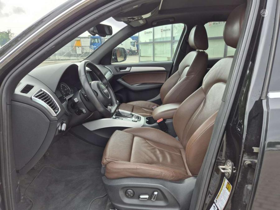Black Audi Q5 2014 in Klaipeda, with an engine capacity of 3.00 L and mileage of 219 thousand km for 9400 €, photo 11 on AUTOMOTO.COM.LV