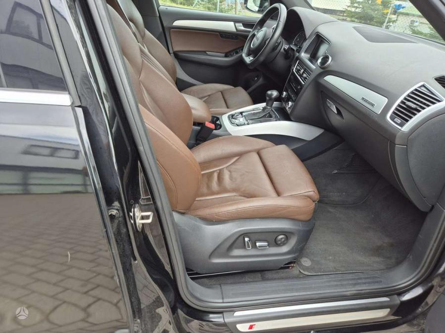 Black Audi Q5 2014 in Klaipeda, with an engine capacity of 3.00 L and mileage of 219 thousand km for 9400 €, photo 12 on AUTOMOTO.COM.LV