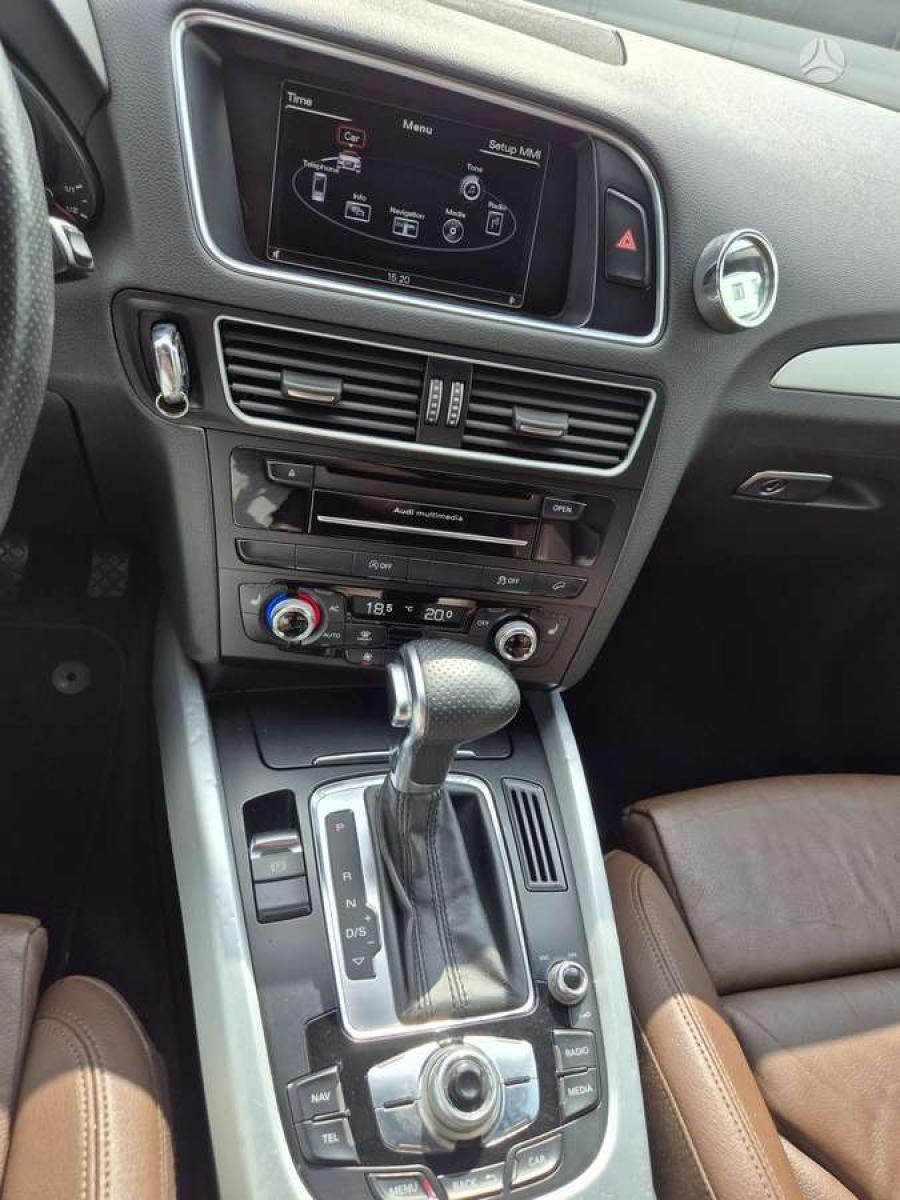 Black Audi Q5 2014 in Klaipeda, with an engine capacity of 3.00 L and mileage of 219 thousand km for 9400 €, photo 16 on AUTOMOTO.COM.LV