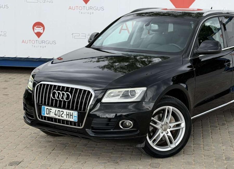 Black Audi Q5 2014 in Taurage, with an engine capacity of 1.97 L and mileage of 240 thousand km for 12600 €, photo 3 on AUTOMOTO.COM.LV