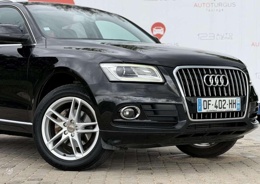 Black Audi Q5 2014 in Taurage, with an engine capacity of 1.97 L and mileage of 240 thousand km for 12600 €, photo 13 on AUTOMOTO.COM.LV