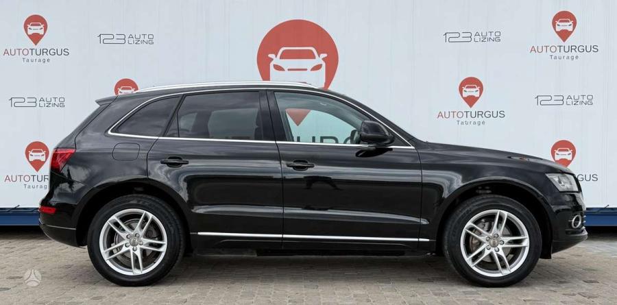 Black Audi Q5 2014 in Taurage, with an engine capacity of 1.97 L and mileage of 240 thousand km for 12600 €, photo 14 on AUTOMOTO.COM.LV