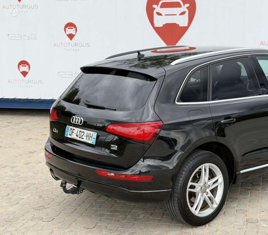 Black Audi Q5 2014 in Taurage, with an engine capacity of 1.97 L and mileage of 240 thousand km for 12600 €, photo 20 on AUTOMOTO.COM.LV