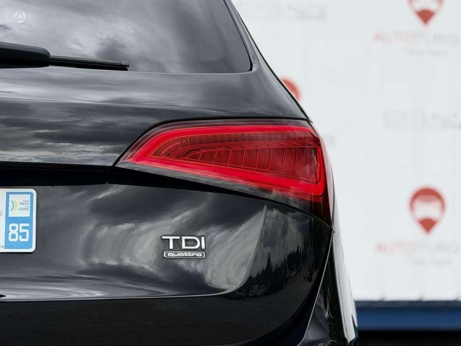Black Audi Q5 2014 in Taurage, with an engine capacity of 1.97 L and mileage of 240 thousand km for 12600 €, photo 23 on AUTOMOTO.COM.LV