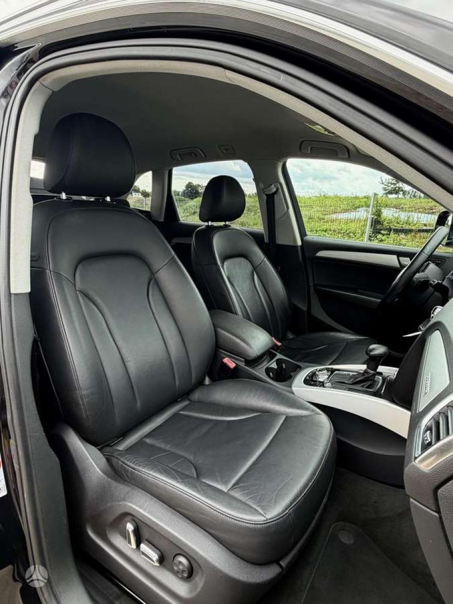 Black Audi Q5 2014 in Taurage, with an engine capacity of 1.97 L and mileage of 240 thousand km for 12600 €, photo 33 on AUTOMOTO.COM.LV