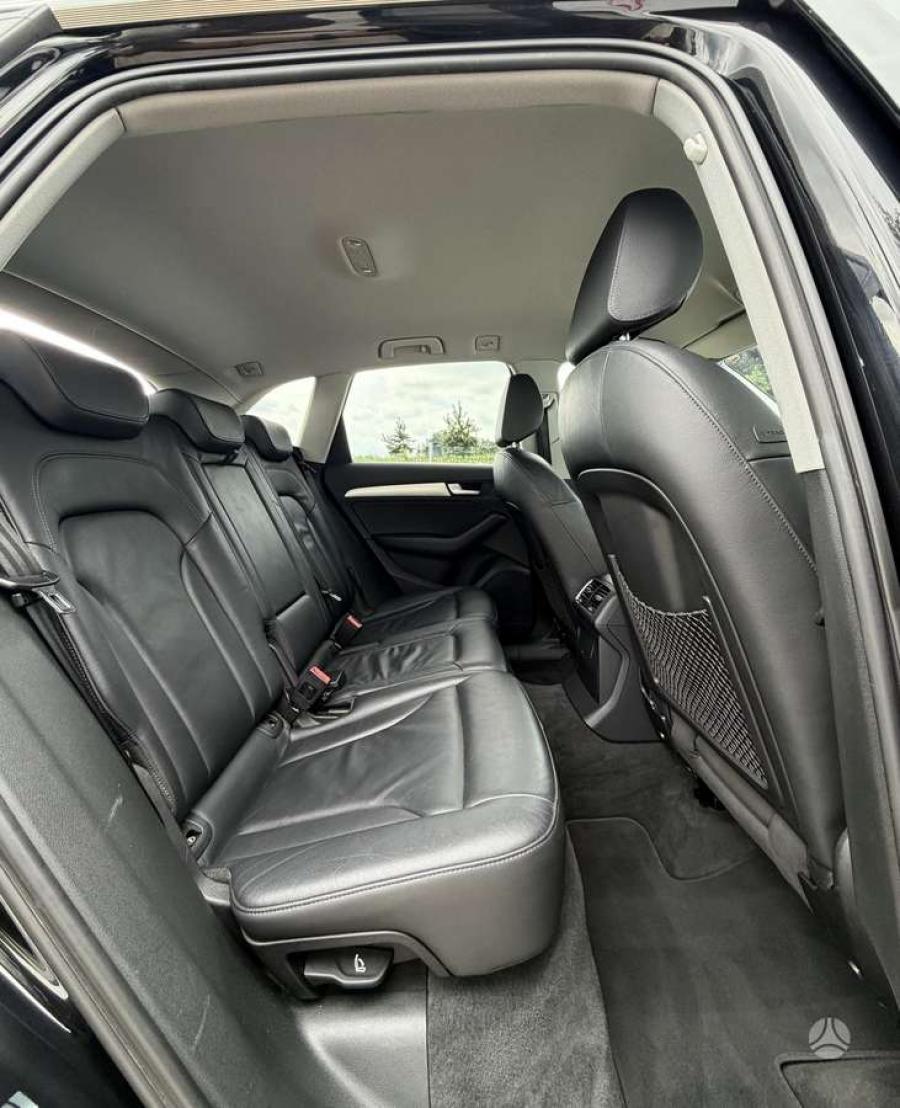 Black Audi Q5 2014 in Taurage, with an engine capacity of 1.97 L and mileage of 240 thousand km for 12600 €, photo 36 on AUTOMOTO.COM.LV