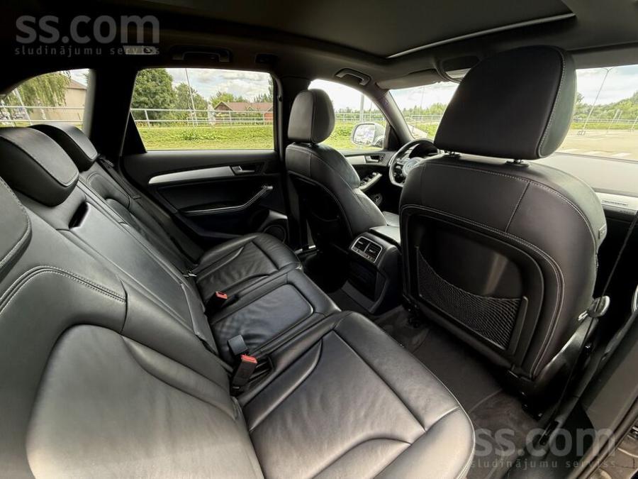 Black Audi Q5 2014 in Rezekne, with an engine capacity of 3.00 L and mileage of 213 thousand km for 14990 €, photo 16 on AUTOMOTO.COM.LV