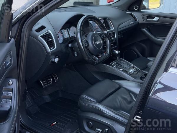 Black Audi Q5 2014 in Riga, with an engine capacity of 3.00 L and mileage of 308 thousand km for 13480 €, photo 7 on AUTOMOTO.COM.LV