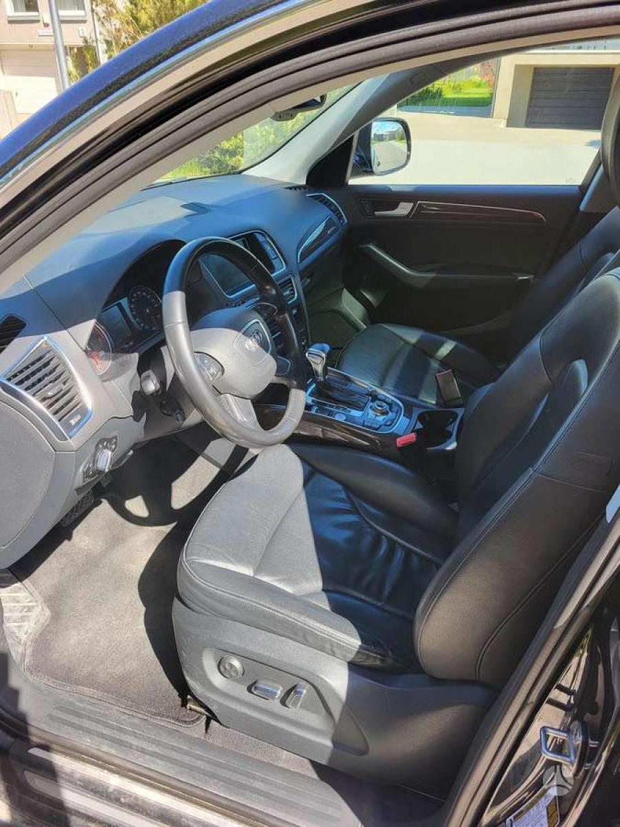 Black Audi Q5 2014 in Gargzdai, with an engine capacity of 1.98 L and mileage of 132 thousand km for 13500 €, photo 9 on AUTOMOTO.COM.LV