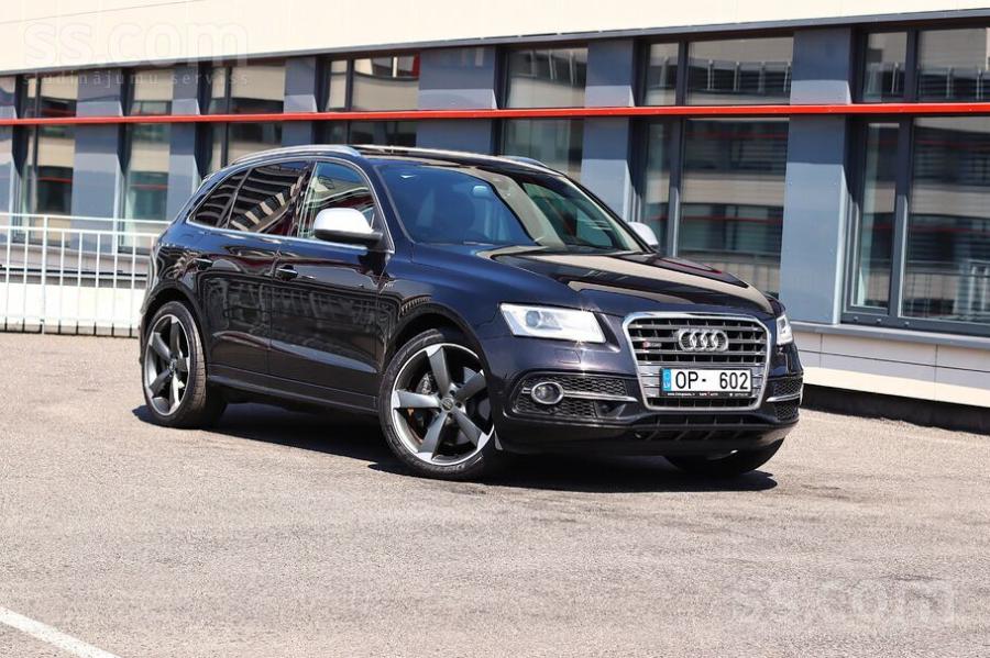 Melns Audi Q5 2014 Rīga, ar dzinēja tilpumu 3.00 L un nobraukumu 308 tūkst. km par 12980 €, foto 1 vietnē AUTOMOTO.COM.LV