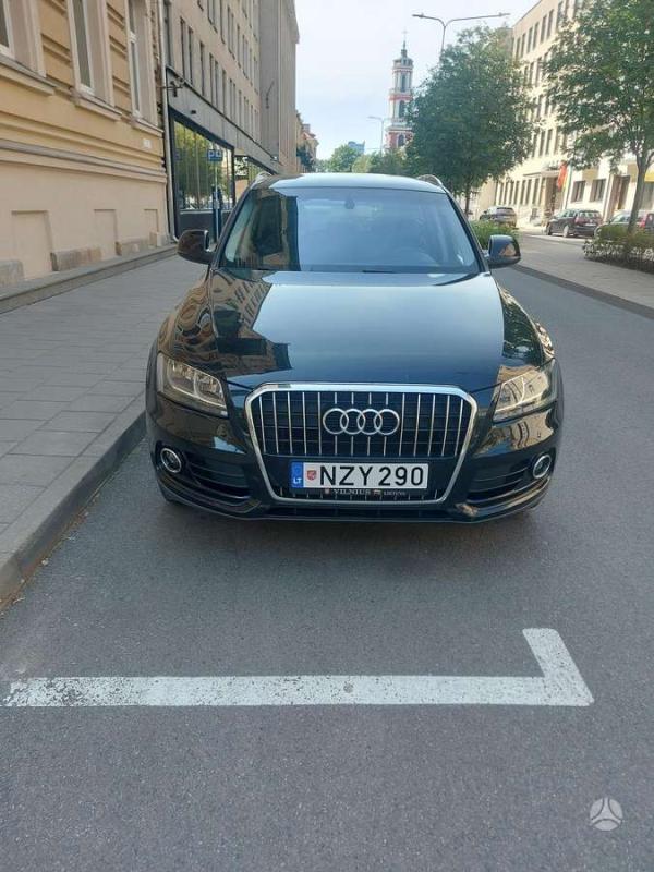 Black Audi Q5 2014 in Vilnius, with an engine capacity of 1.97 L and mileage of 230 thousand km for 8900 €, photo 5 on AUTOMOTO.COM.LV