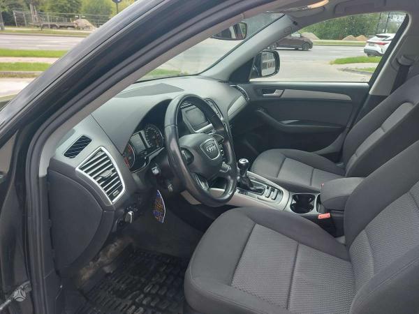 Black Audi Q5 2014 in Vilnius, with an engine capacity of 1.97 L and mileage of 230 thousand km for 8900 €, photo 6 on AUTOMOTO.COM.LV