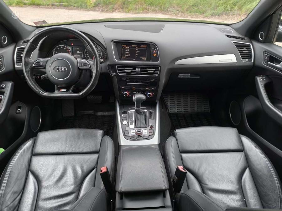 Black Audi Q5 2014 in Kaunas, with an engine capacity of 3.00 L and mileage of 212 thousand km for 12500 €, photo 12 on AUTOMOTO.COM.LV