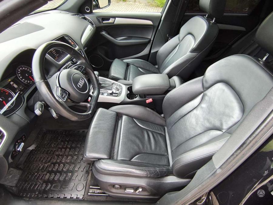 Black Audi Q5 2014 in Kaunas, with an engine capacity of 3.00 L and mileage of 212 thousand km for 12500 €, photo 14 on AUTOMOTO.COM.LV