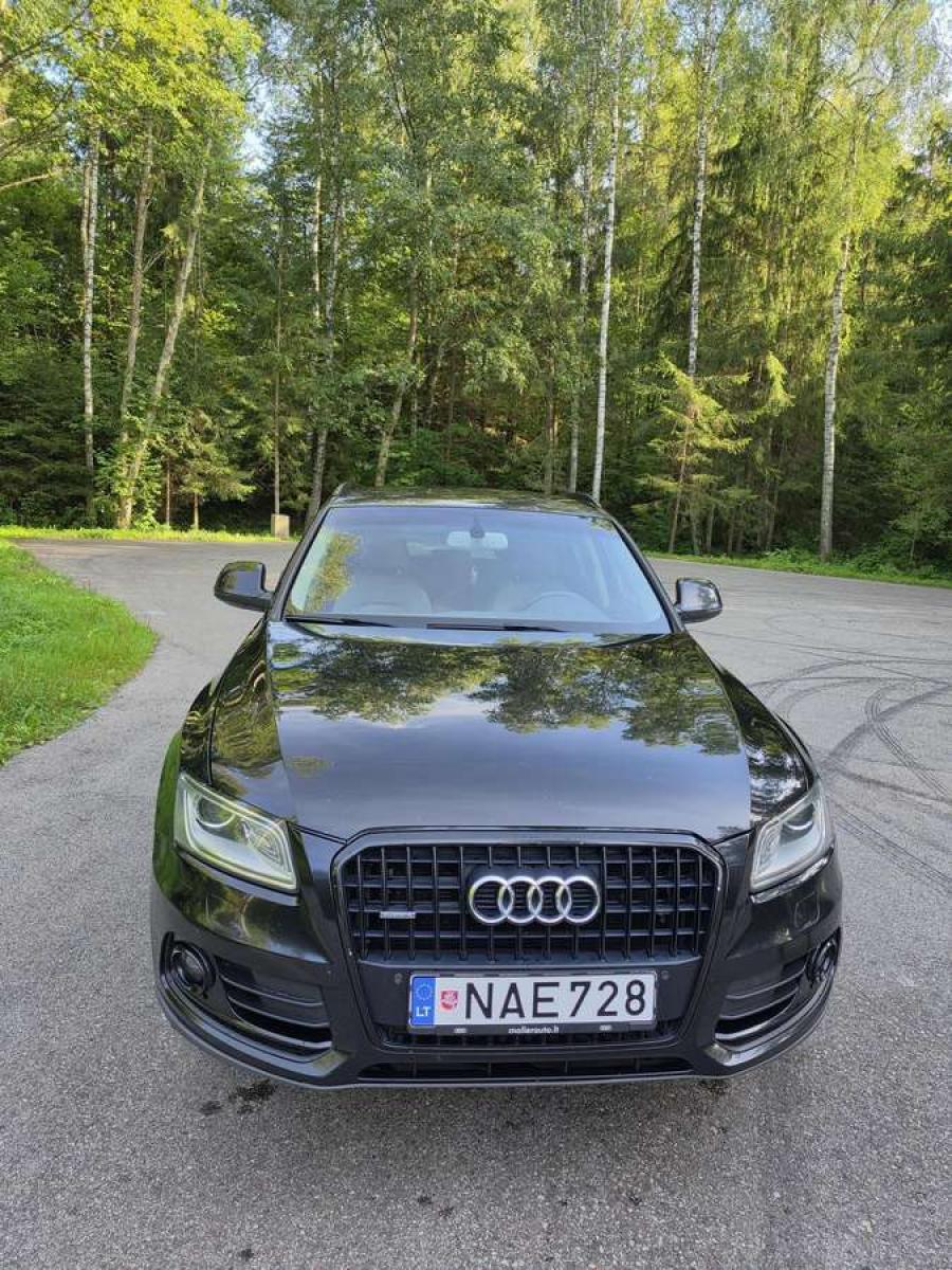Melns Audi Q5 2014 Viļņa, ar dzinēja tilpumu 2.97 L un nobraukumu 320 tūkst. km par 10800 €, foto 9 vietnē AUTOMOTO.COM.LV