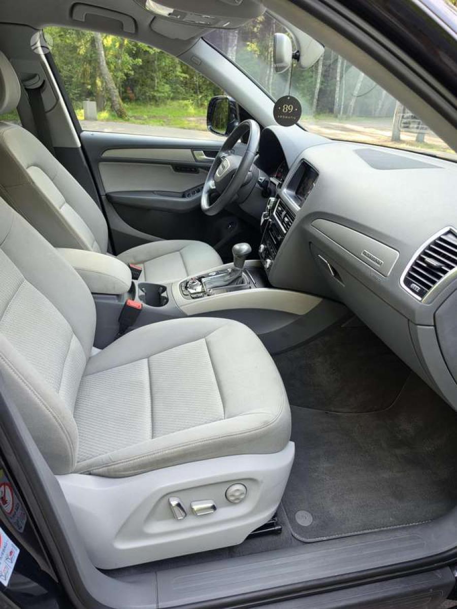 Melns Audi Q5 2014 Viļņa, ar dzinēja tilpumu 2.97 L un nobraukumu 320 tūkst. km par 10800 €, foto 13 vietnē AUTOMOTO.COM.LV