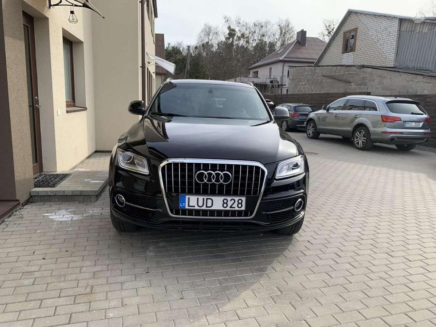 Melns Audi Q5 2014 Kauņa, ar dzinēja tilpumu 1.98 L un nobraukumu 224 tūkst. km par 9300 €, foto 3 vietnē AUTOMOTO.COM.LV