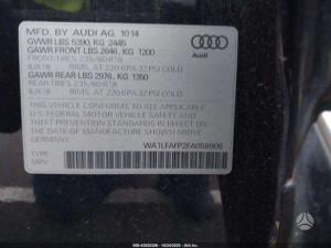Black Audi Q5 2015 in Klaipeda, with an engine capacity of 1.98 L and mileage of 131 thousand km for 5300 €, photo 9 on AUTOMOTO.COM.LV