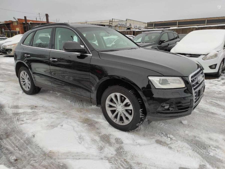 Melns Audi Q5 2015 Panevēža, ar dzinēja tilpumu 1.97 L un nobraukumu 260 tūkst. km par 12900 €, foto 1 vietnē AUTOMOTO.COM.LV