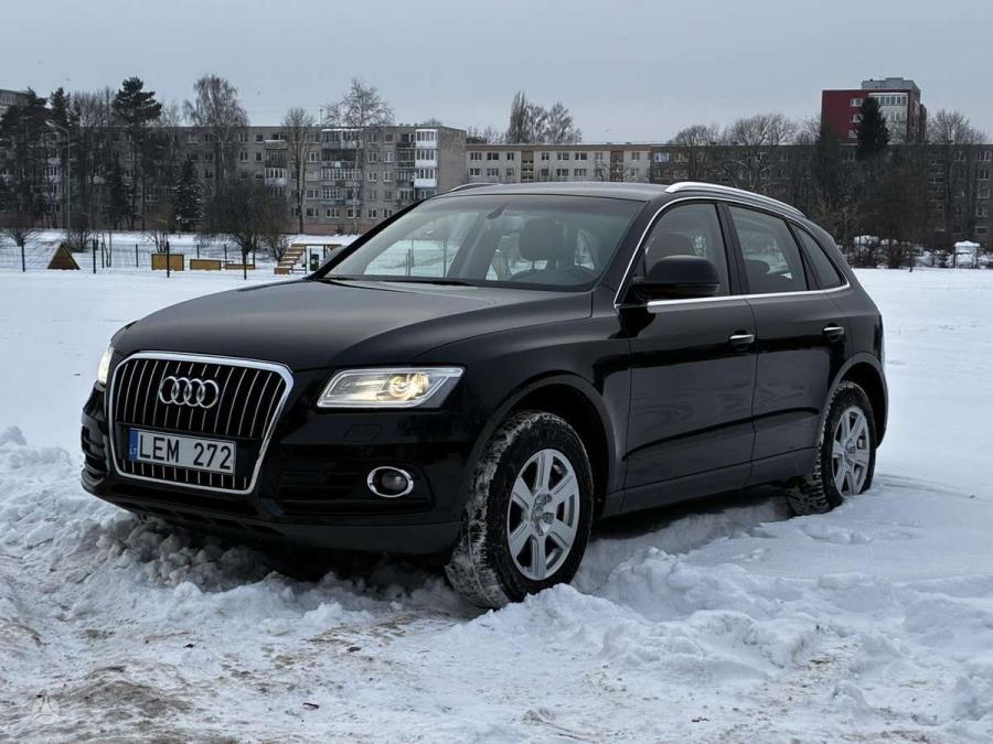 Black Audi Q5 2015 in Klaipeda, with an engine capacity of 2.00 L and mileage of 389 thousand km for 10900 €, photo 2 on AUTOMOTO.COM.LV