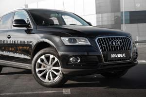 Black Audi Q5 2015 in Vilnius, with an engine capacity of 1.97 L and mileage of 215 thousand km for 14900 €, photo 3 on AUTOMOTO.COM.LV