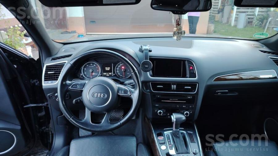 Melns Audi Q5 2015 Jelgava, ar dzinēja tilpumu 2.00 L un nobraukumu 163 tūkst. km par 15500 €, foto 5 vietnē AUTOMOTO.COM.LV