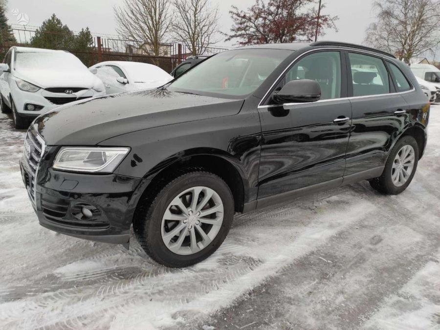 Black Audi Q5 2015 in Panevezys, with an engine capacity of 1.97 L and mileage of 260 thousand km for 12500 €, photo 7 on AUTOMOTO.COM.LV