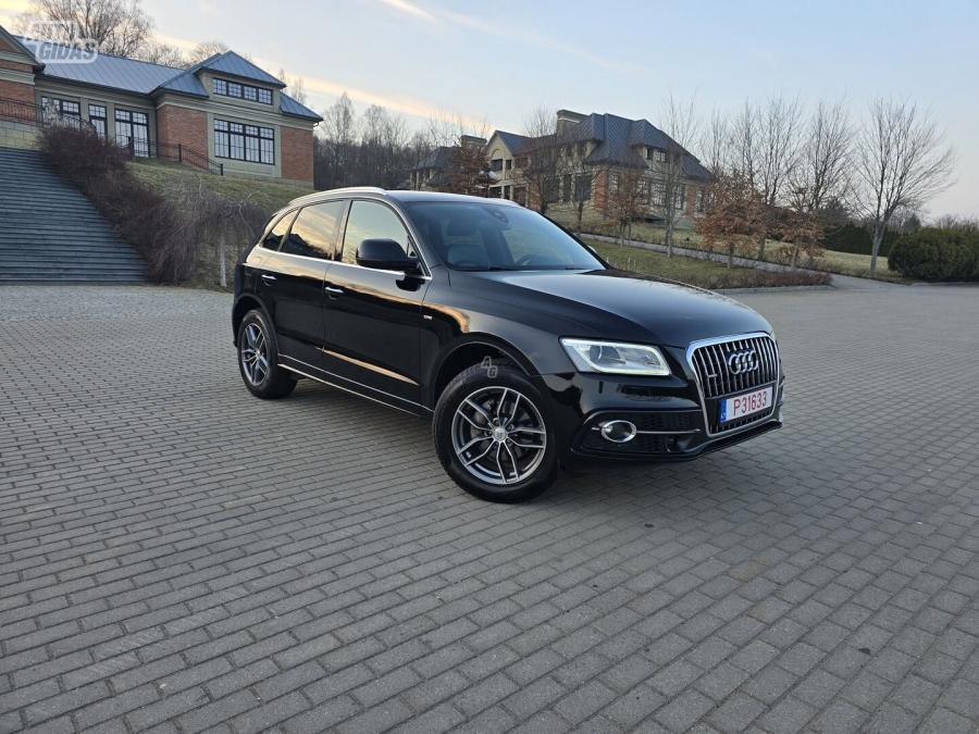 Black Audi Q5 2015 in Vilnius, with an engine capacity of 2.00 L and mileage of 225 thousand km for 14950 €, photo 2 on AUTOMOTO.COM.LV
