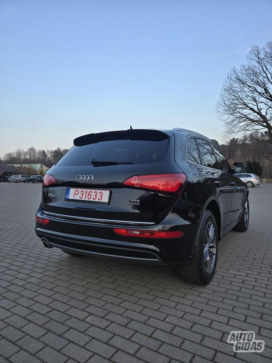 Black Audi Q5 2015 in Vilnius, with an engine capacity of 2.00 L and mileage of 225 thousand km for 14950 €, photo 5 on AUTOMOTO.COM.LV