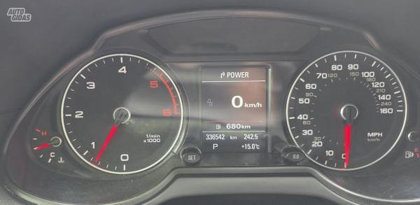 Black Audi Q5 2015 in Vilnius, with an engine capacity of 3.00 L and mileage of 337 thousand km for 12500 €, photo 10 on AUTOMOTO.COM.LV
