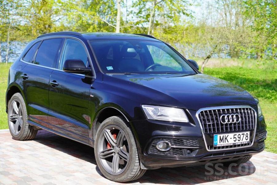 Melns Audi Q5 2015 Ogre, ar dzinēja tilpumu 3.00 L un nobraukumu 253 tūkst. km par 15500 €, foto 1 vietnē AUTOMOTO.COM.LV