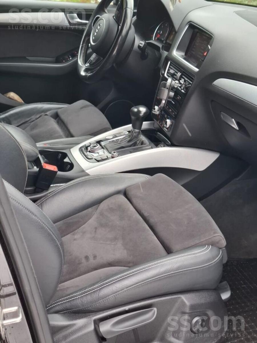 Black Audi Q5 2015 in Ogre, with an engine capacity of 3.00 L and mileage of 244 thousand km for 12950 €, photo 10 on AUTOMOTO.COM.LV