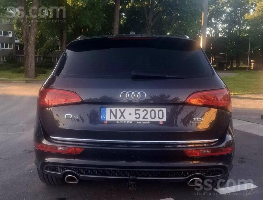 Black Audi Q5 2015 in Ogre, with an engine capacity of 3.00 L and mileage of 244 thousand km for 12950 €, photo 13 on AUTOMOTO.COM.LV